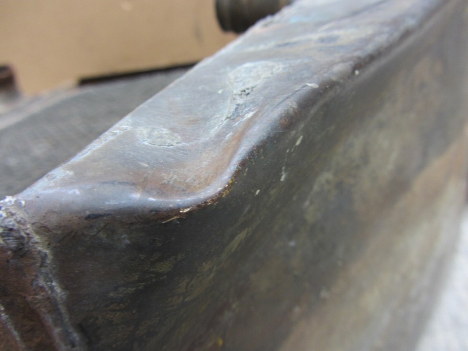 VTG ANTIQUE ORIGINAL FORD MODEL T BRASS TANK RADIATOR CORE FOR REBUILD ...