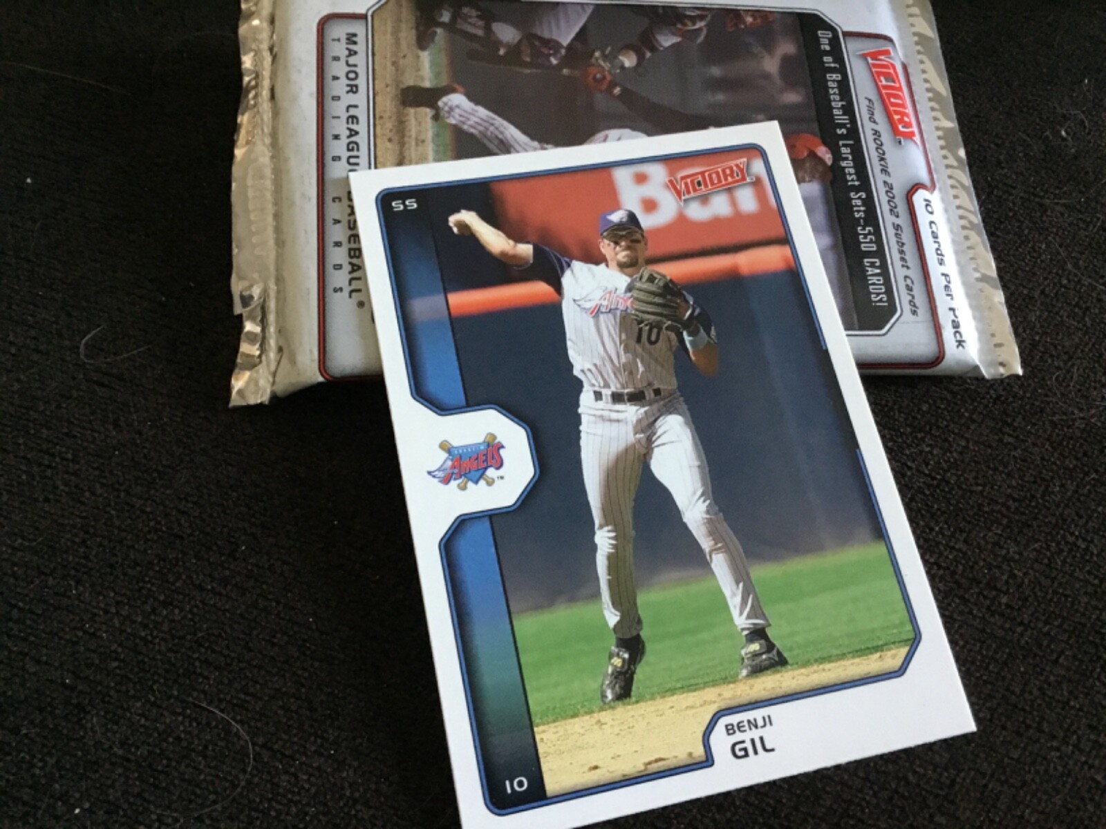 2002 Upper Deck Victory Anaheim Angels Baseball Card #13 Benji Gil | eBay