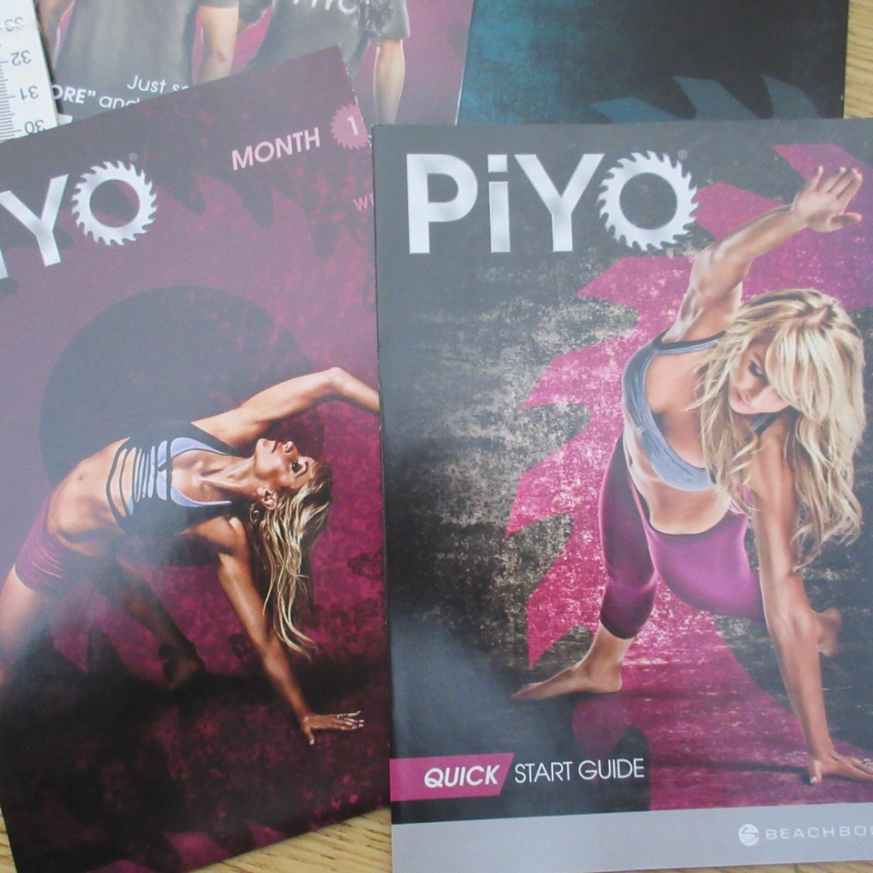 PiYo By Beachbody 3 DVD Set Plus Bonus DVD Eating Plan Quick Start ...