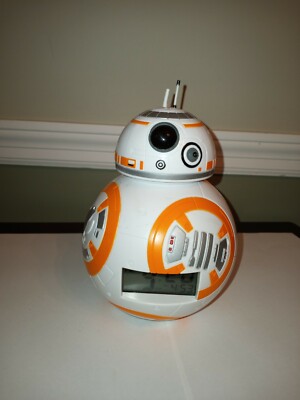 Star Wars 7" BB-8 Droid Robot Bulb Botz Clictime Alarm Clock | eBay