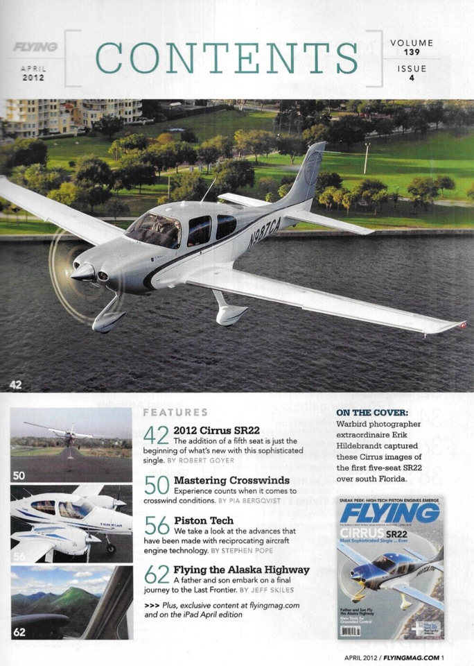Flying Magazine Cirrus SR22 Father and Son Fly Alaska Highway Piston ...