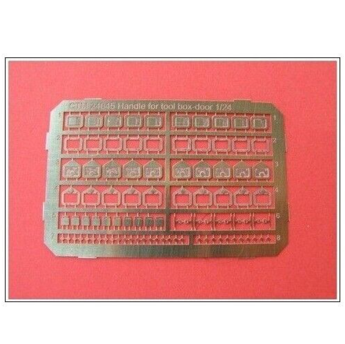 CTM 1/24 1/25 Semi Truck Model Kit Photoetch Metal Toolbox Door Handles ...