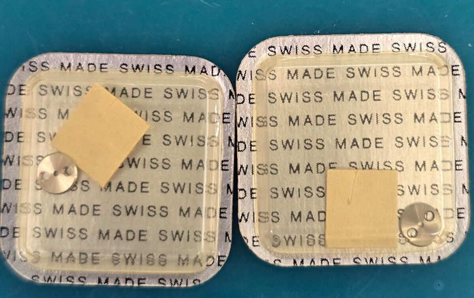 2 x New Genuine Rolex 1200 1210 1215 1220 Wristwatch Crown Wheel Core ...