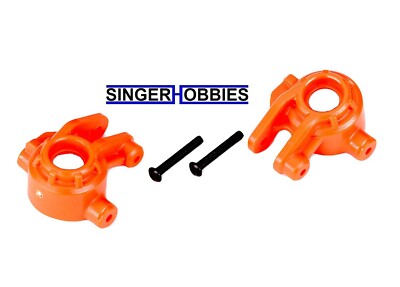 Traxxas 9037t Steering Blocks Extreme Heavy Duty Orange use w/ #9080 ...