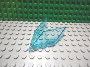 Lego 1 Trans Light Blue 6x4x1 pointed windscreen windshield car truck ...