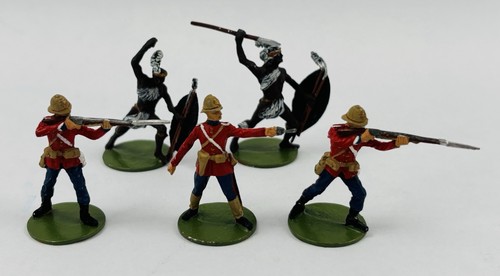 54mm Metal Military Miniatures Zulu War Vignette - Redcoats & Zulu ...
