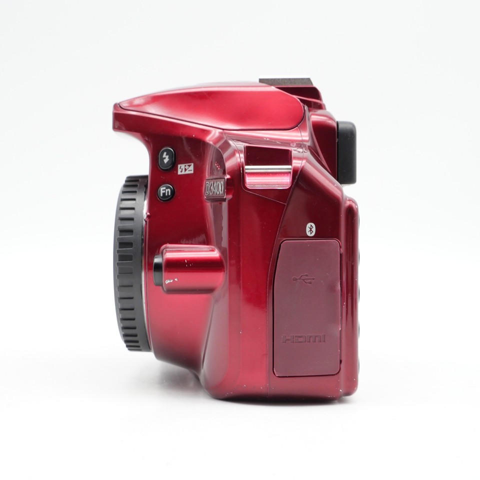 MINT Nikon D3400 Digital SLR Camera - Red (Body Only) #497 18208015719 ...