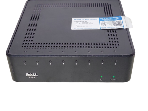 Dell X1018 X-Series Smart Managed Switches 16-Port Gigabit 2-Port SFP ...