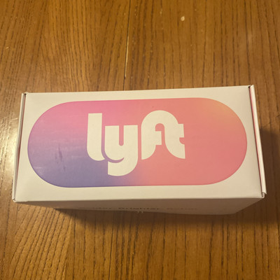 Lyft Pink Glow Mustache Original Official Lyft Brand Collectible | eBay