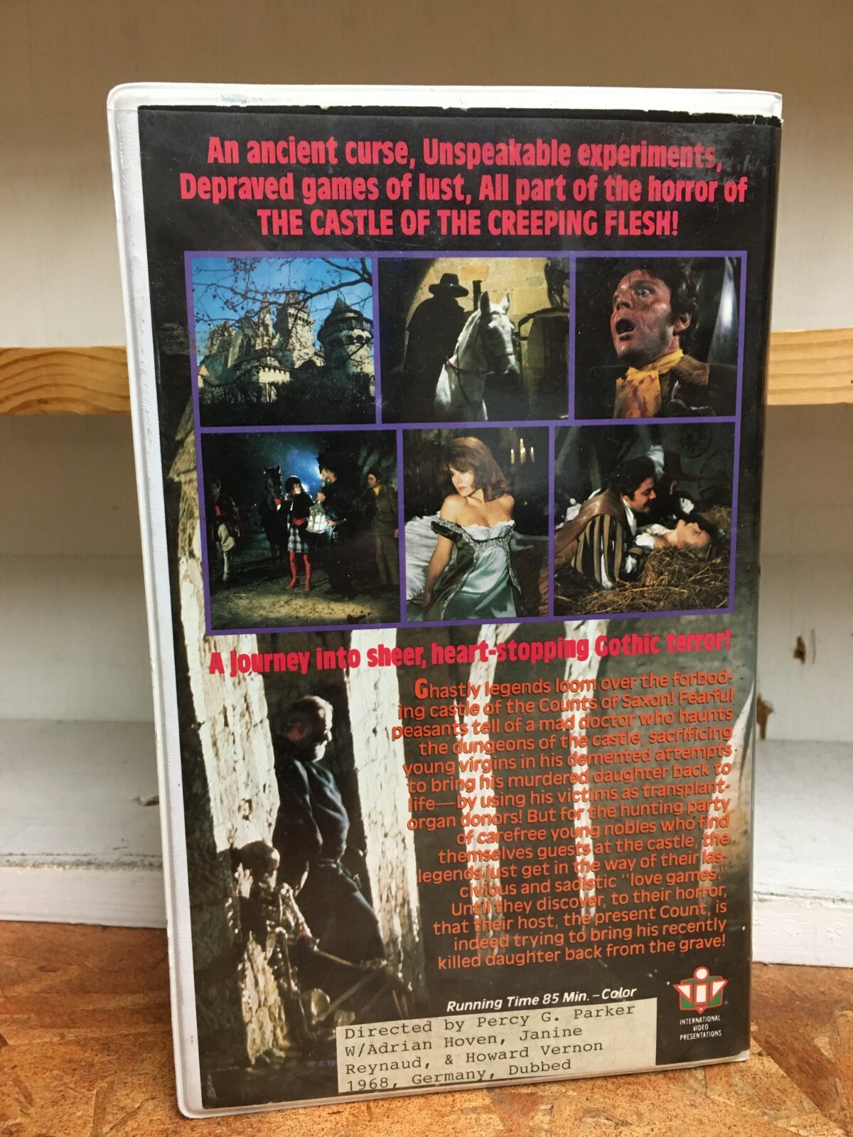CASTLE OF THE CREEPING FLESH VHS 1968 Gothic Horror | eBay