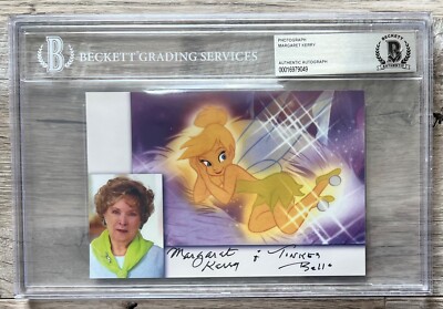 Margaret Kerry TINKER BELL Autographed Signed PETER PAN 6x9 Slabbed ...