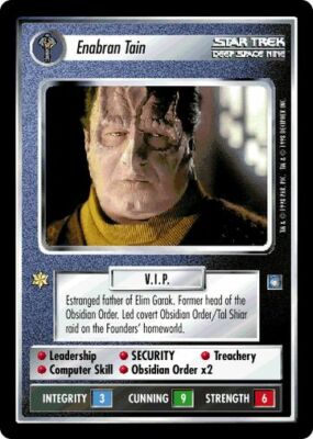 Star Trek CCG DS9 Deep Space 9 Enabran Tain | eBay
