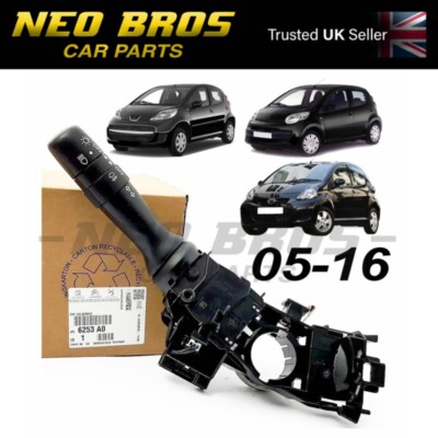 OE Indicator Light Stalk Switch with Rear Fog Light Peugeot 107 05-16 ...