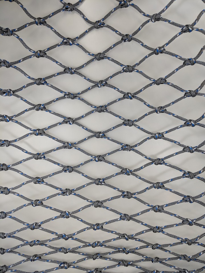 Authentic Fish Rope Netting 6x5 Grey Nautical Maritime Decor | eBay