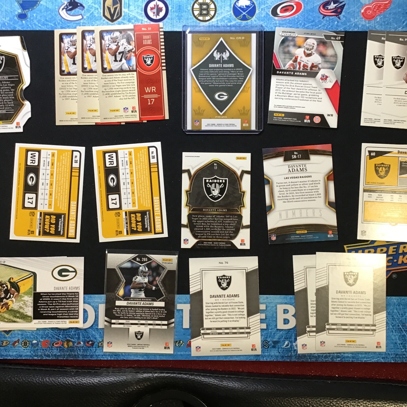 NFL Player card Lot - Panini - Davante Adams - Open Description for ...