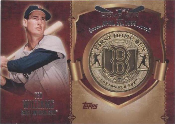 2015 Topps - First Home Run Medallions Ted Williams #FHRM-TW for sale ...