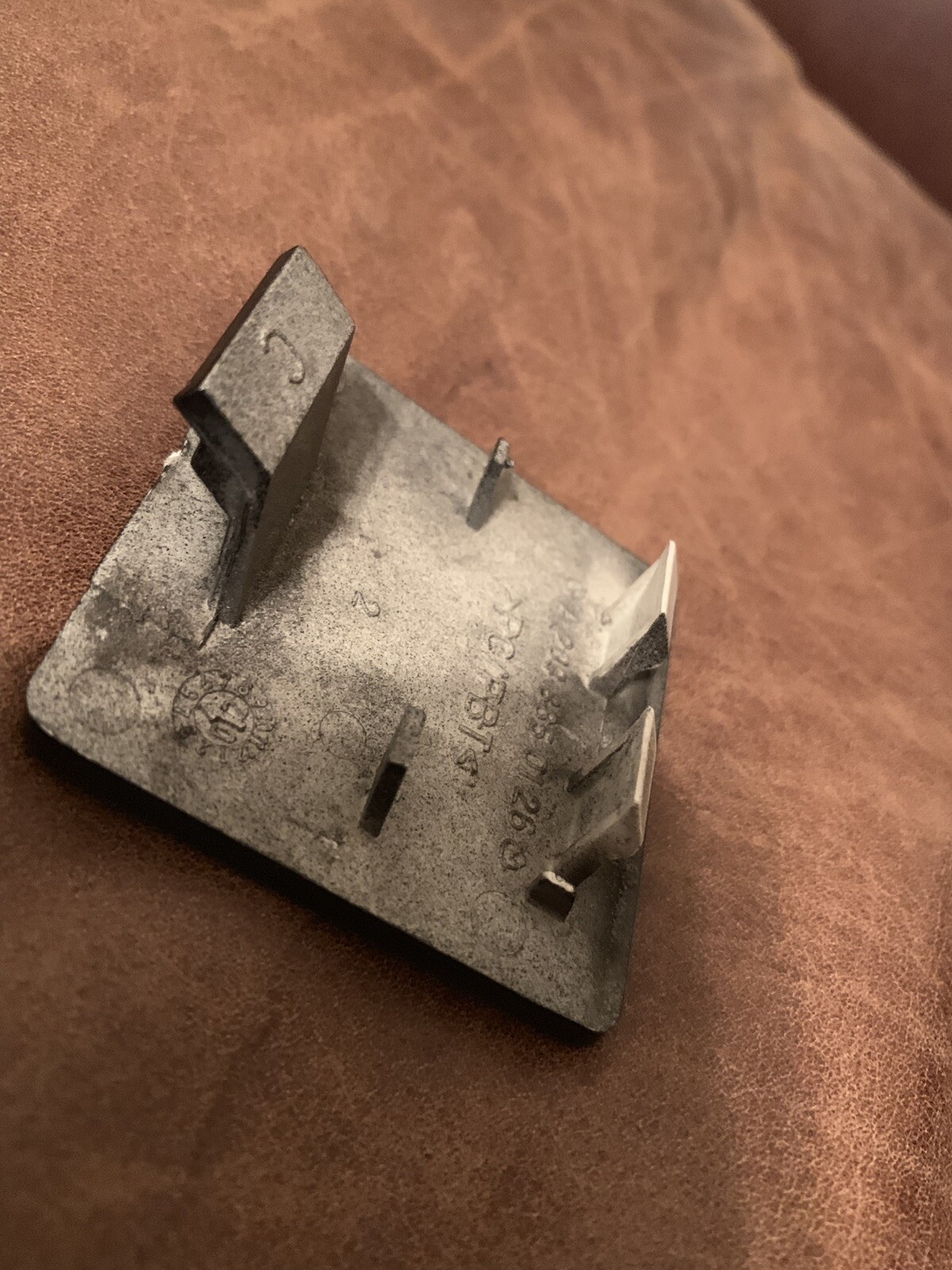 MERCEDES C Class 01-04 REAR BUMPER TOW HOOK COVER PLATE TRIM Black ...