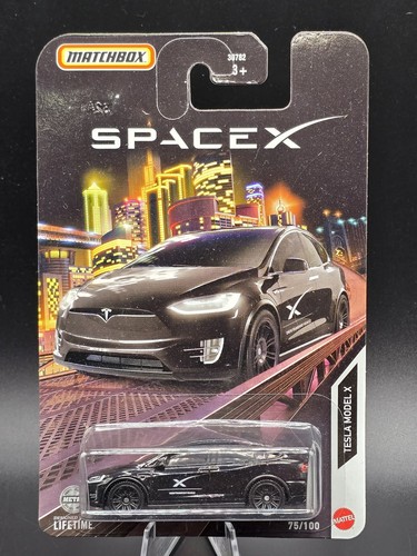 2025 Matchbox SpaceX Tesla Model X 75/100 NEW BLACK! | eBay