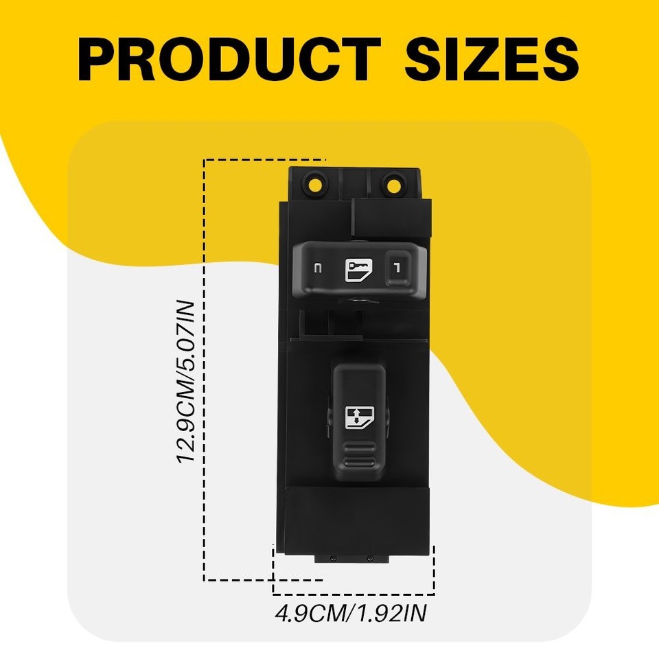 Right Window Lock Switch Fits Cadillac Escalade Chevrolet Silverado GMC ...