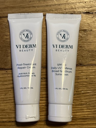 VI Derm Post-Treatment Repair Cream with Hydrocortisone 1% & Spf50 ...