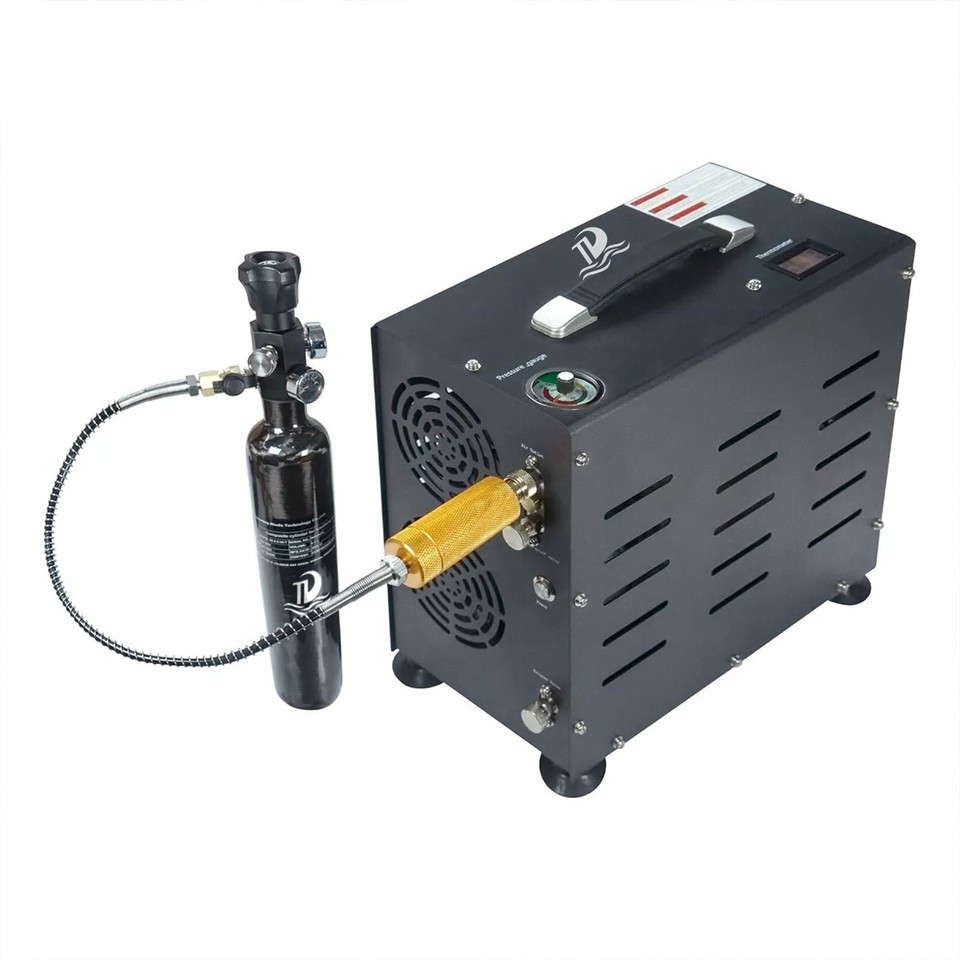 TUXING 4500psi PCP Portable Air Compressor 800W Double Cylinder Auto ...