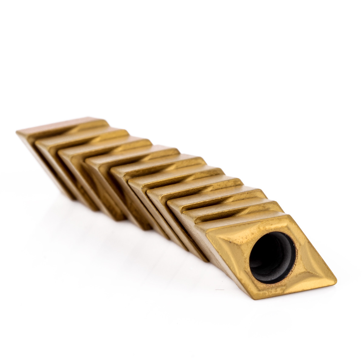 10X DCMT070204 US735 DCMT21.51 Carbide Blades Inserts for Lathe Turning ...