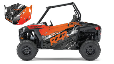 2014 + Polaris RZR 900 OAGFX Graphics Kit D49-1 Orange | eBay