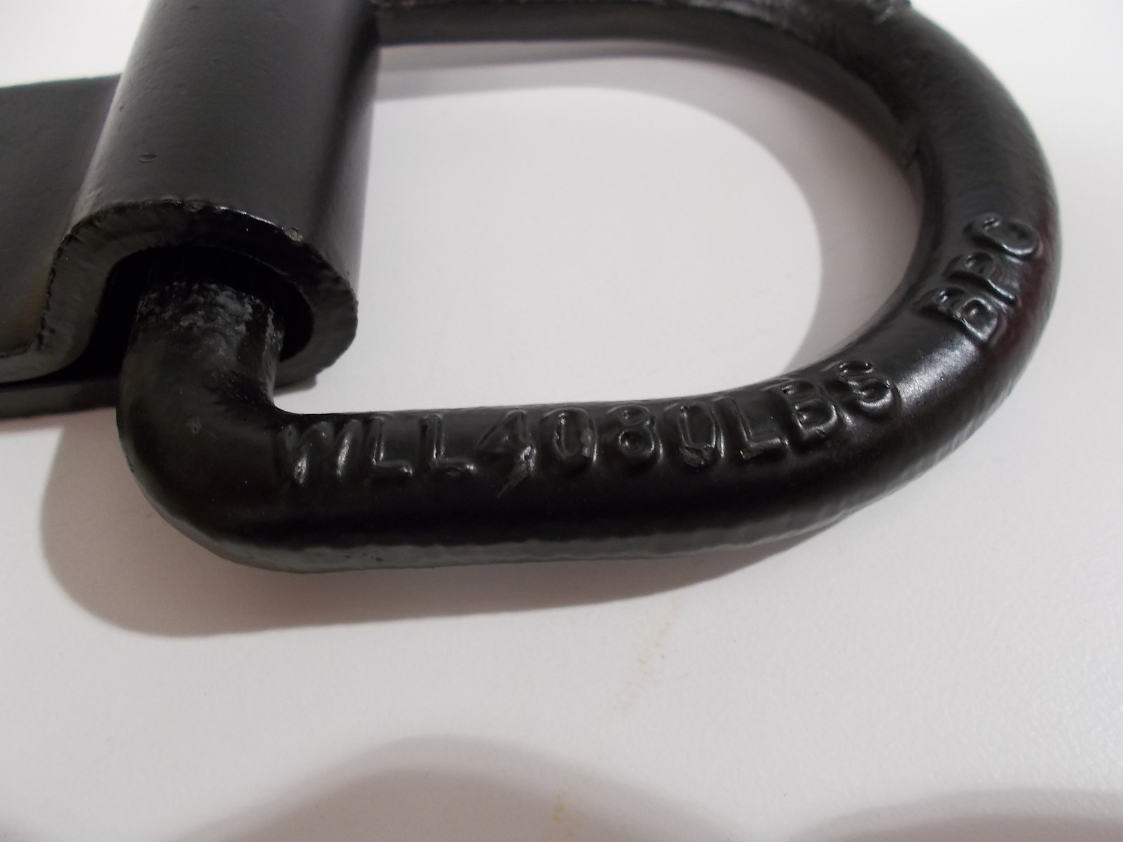 1/2" Forged Steel D Ring Rope Chain Tie Down Single bolt 11,700# Truck ...