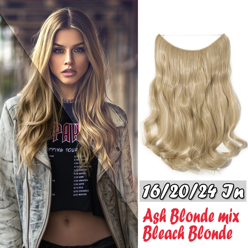 100% Natural As Human Thick Invisible Wire Softs Secret Wire In Hair ...