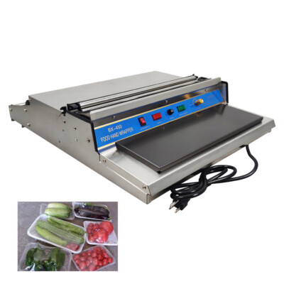 450mm''Stainless Steel Food Tray Wrapper Stretch Film Sealer 110V | eBay
