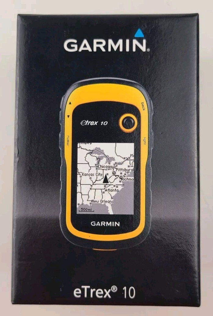 New Garmin eTrex 10 Worldwide Handheld Waterproof GPS Navigator