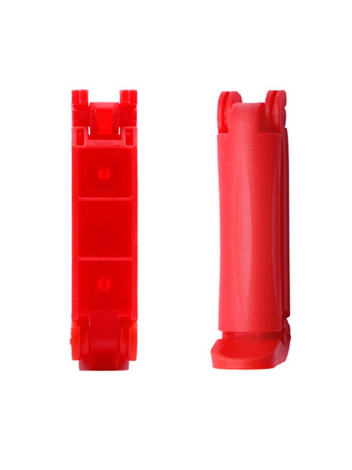 Red Car Safety Belt Seat Clip Buckle Lock Fixed Non-Slip Strap Clamp ...