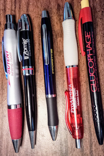 Lot 5 Heavy Metal & Plastic Pharmaceutical Drug Rep Pens, Medical, Mint ...