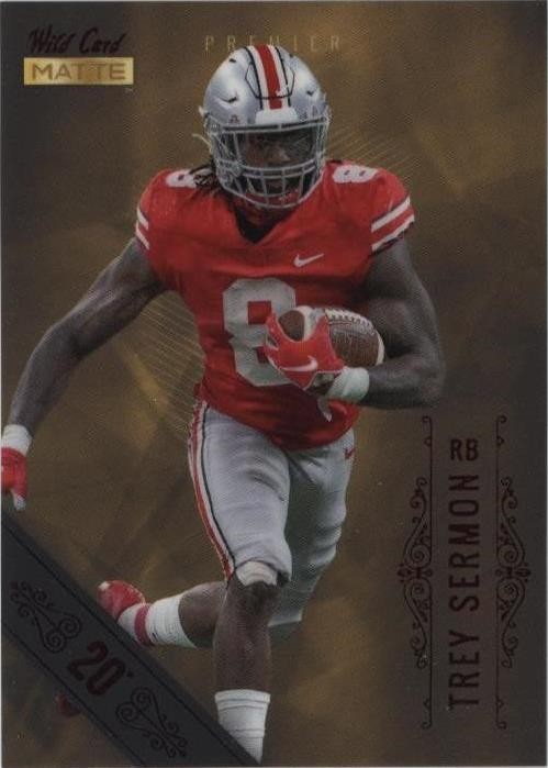 2021 Wild Card MATTE Trey Sermon #MBC-54 for sale | eBay