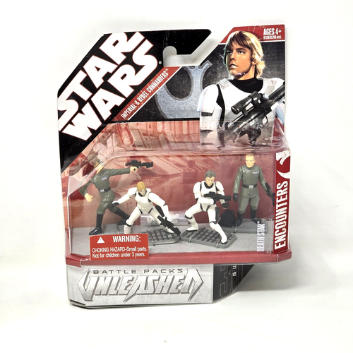 Star Wars Battle Packs Unleashed Imperial & Rebel Commanders Encounters ...