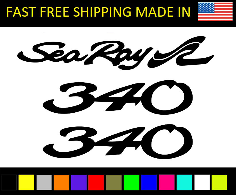 Sea Ray 340 Decal Sticker emblem | eBay