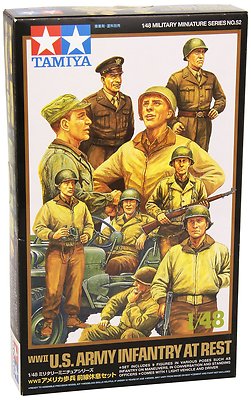Tamiya 1/48 WWII American infantry front rest set model kit 32552 | eBay