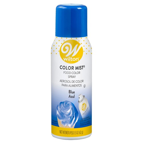 Wilton BLUE Color Mist Spray 42g - cake cupcake colour 70896705013 ...