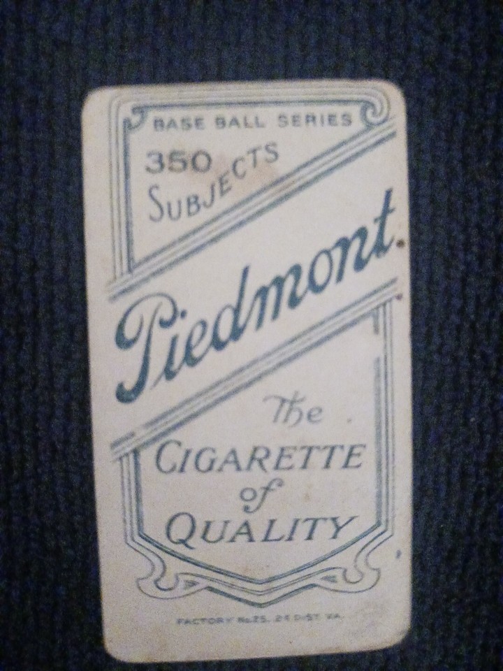 1909 T206 Ted Easterly Cleveland Ungraded FR -GOOD Piedmont Back | eBay