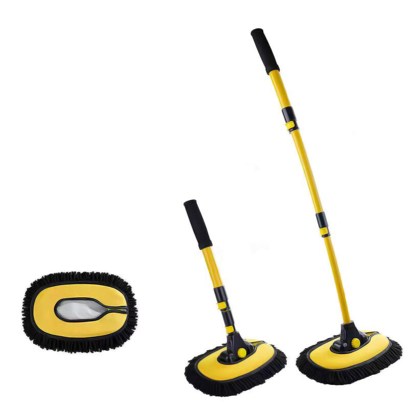 Car Wash Brush Mop with Long Handle Microfiber Cleaning Broom Kit Tool ...