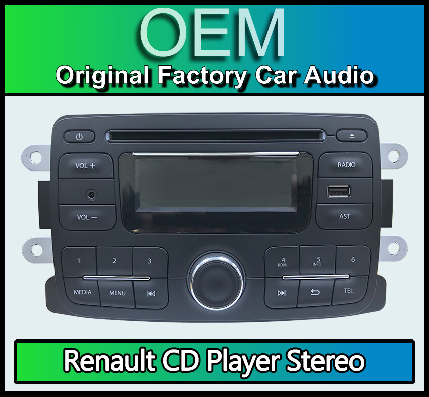 Renault Captur CD player radio with USB AUX Renault car stereo code AGC ...