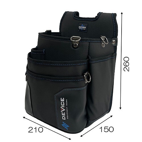 SK11 Tool waist Pouch DIVICE 3Pocket with Holder (210x260x150mm) DVC ...