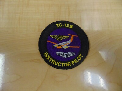 PATCH MILITARY TC-12B INSTRUCTOR PILOT | eBay