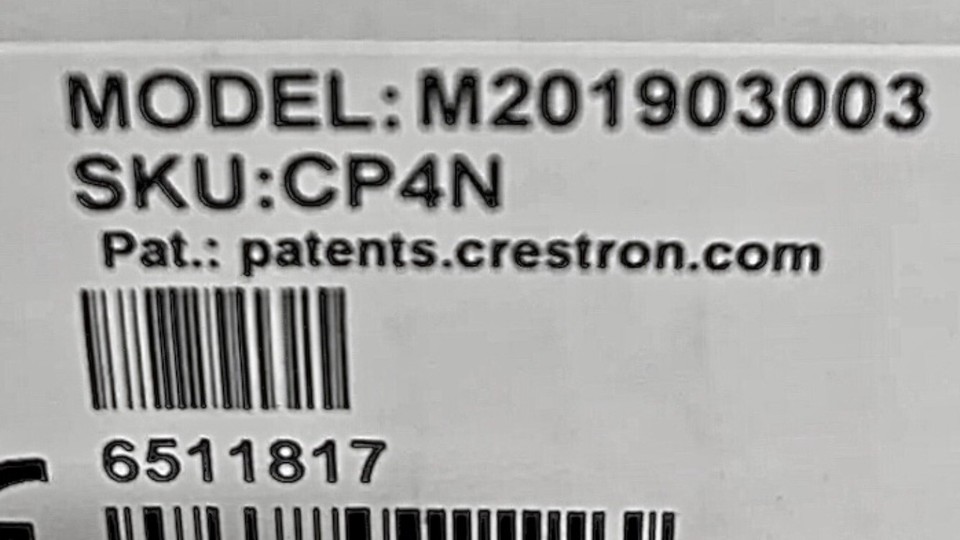 Crestron CP4N 4-Series Control Processor. BRAND NEW SEALED. CP4 | eBay