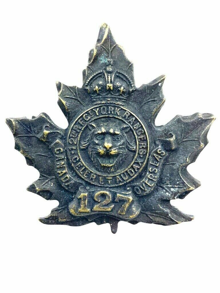 WW1 Canadian CEF 127th Battalion 127A Cap Badge Insignia | eBay
