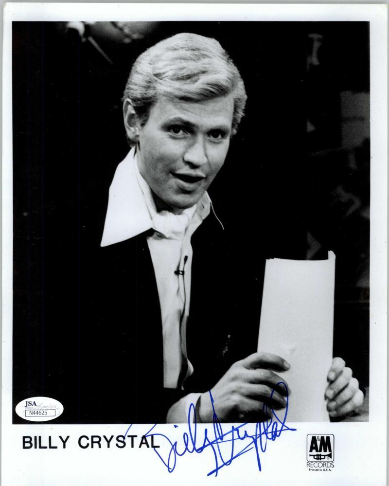BILLY CRYSTAL SIGNED JSA YOUNGER ACTOR COMEDIAN 8X10 AUTHENTICATED COA ...