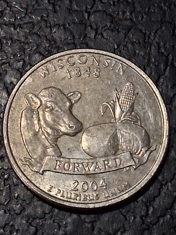 2004 D Wisconsin State Quarter, Error High Leaf On The Ear Of Corn | eBay