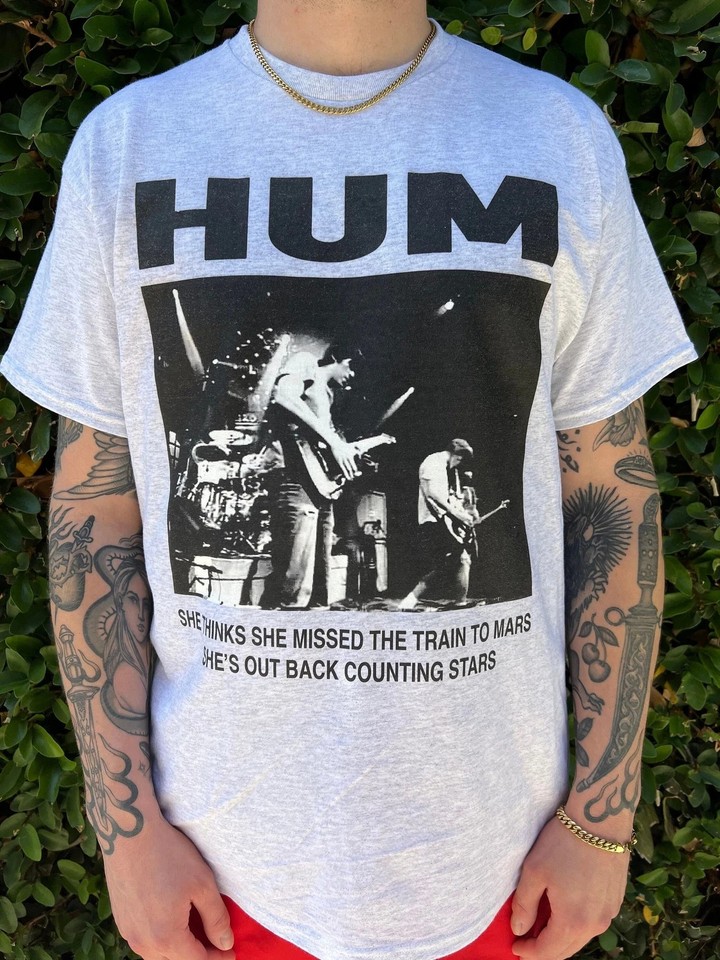 Remake HUM band rare design Ash T shirt Classic style tee Reprint | eBay