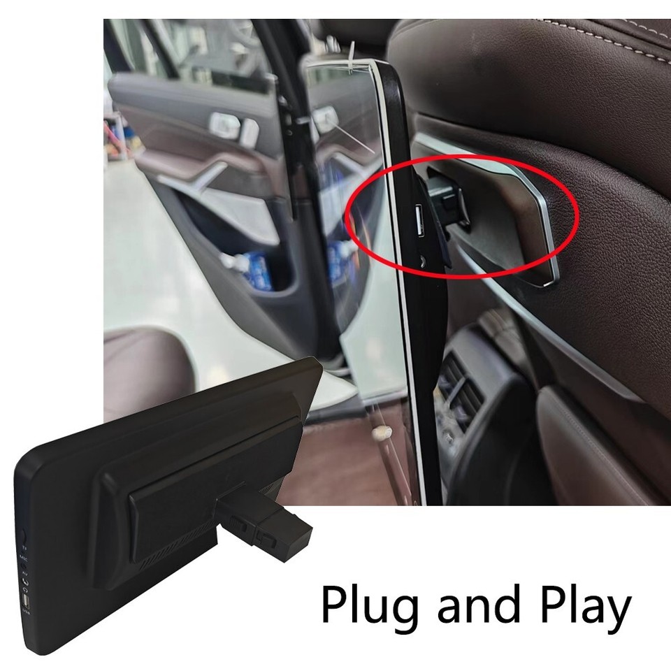Android Headrest Monitor For BMW X6 30i 2023 Travel Comfort Back Seat ...