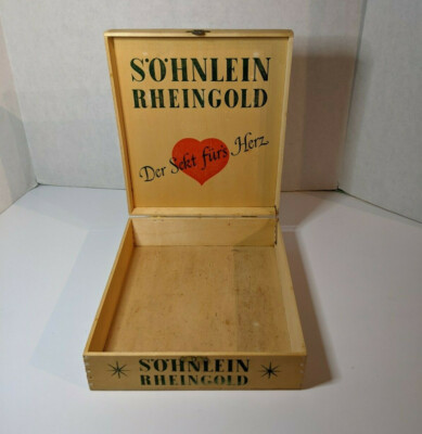 Sohnlein Rheingold, Vintage, Wood Box, Germany, Sparkling Wine Case ...